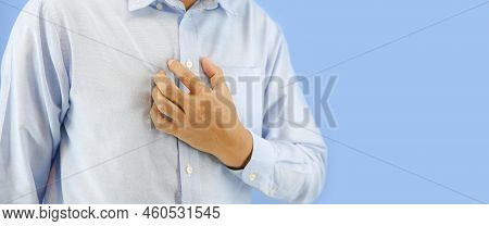 Hand Holding Chest Image & Photo (Free Trial) | Bigstock