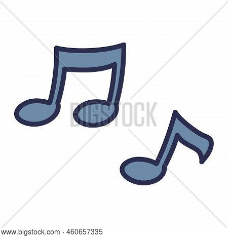 Musical Notes Cartoon Vector & Photo (Free Trial) | Bigstock