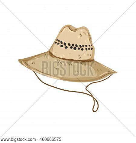 Summer Straw Hat Vector & Photo (Free Trial) | Bigstock