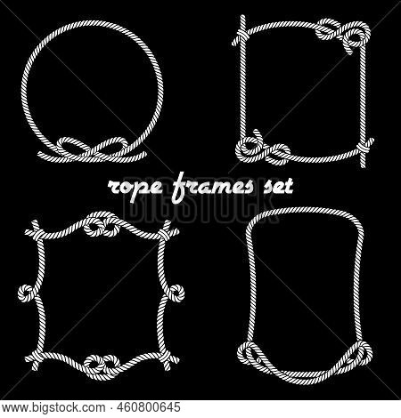 Set Simple White Rope Vector & Photo (Free Trial) | Bigstock