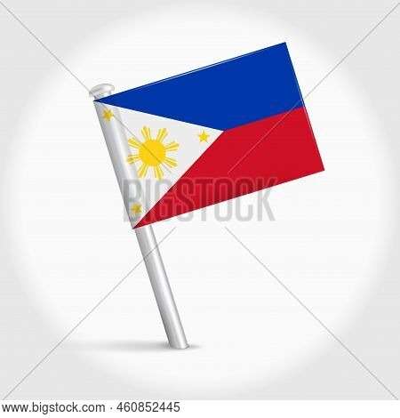 Philippines Map Pin Vector & Photo (Free Trial) | Bigstock