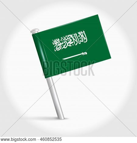 Saudi Arabia Map Pin Vector & Photo (Free Trial) | Bigstock