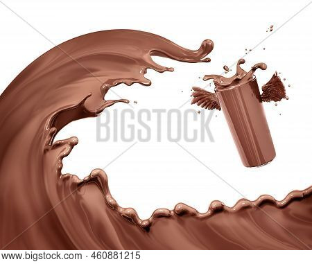 Chocolate Wave Flow Image & Photo (Free Trial) | Bigstock