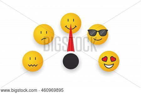 Emoticon Scale. Mood Vector & Photo (Free Trial) | Bigstock