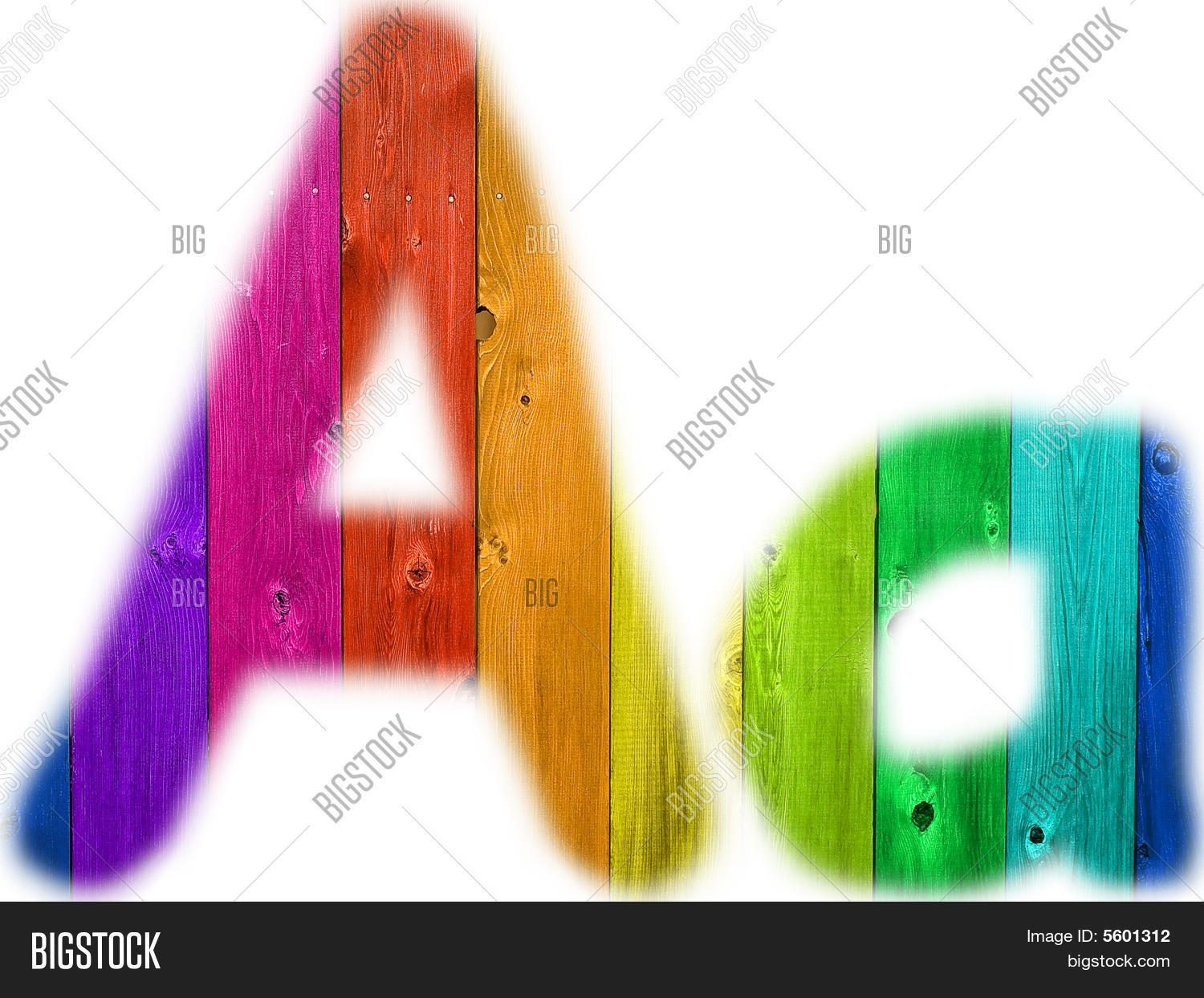 Letter Rainbow Image & Photo (Free Trial) | Bigstock