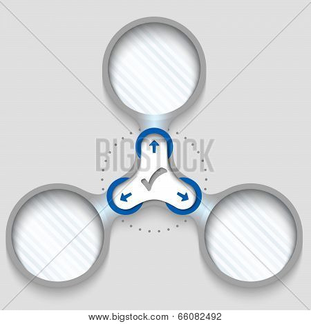 Three Connected Vector & Photo (Free Trial) | Bigstock