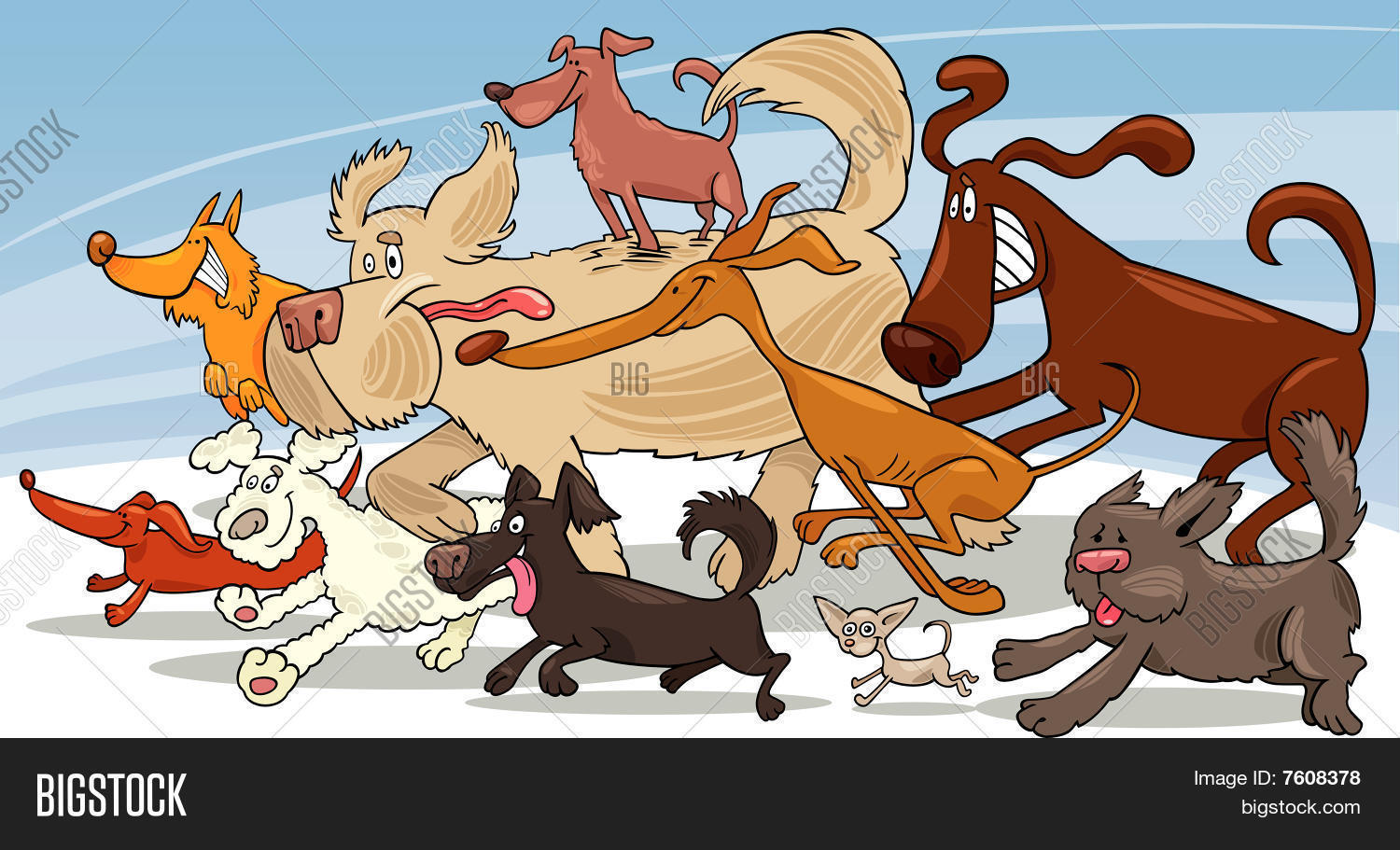 Running Dogs Vector & Photo (Free Trial) | Bigstock
