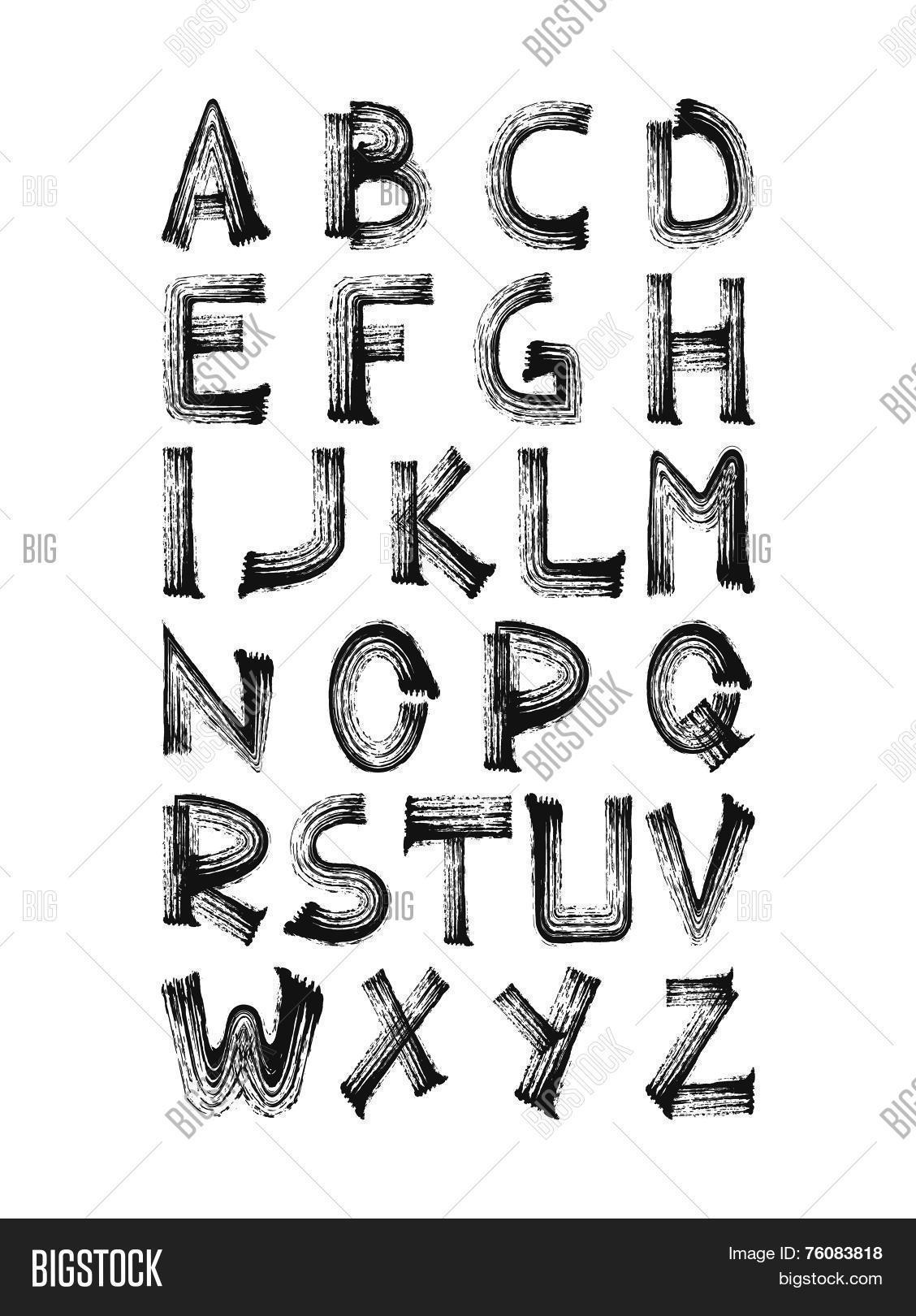 Bold Hand Written Vector & Photo (Free Trial) | Bigstock