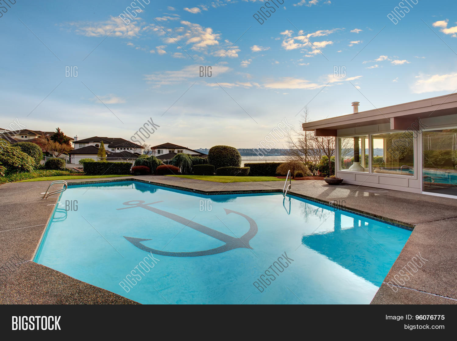 Large Pool View Lake Image & Photo (Free Trial) | Bigstock