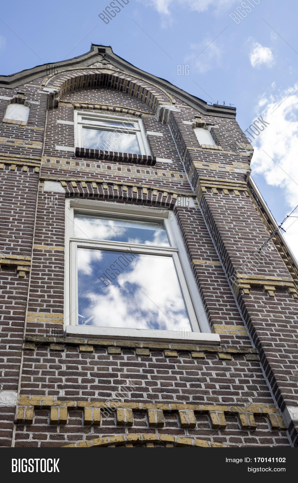 Facade Dutch Red Brick Image & Photo (Free Trial) | Bigstock