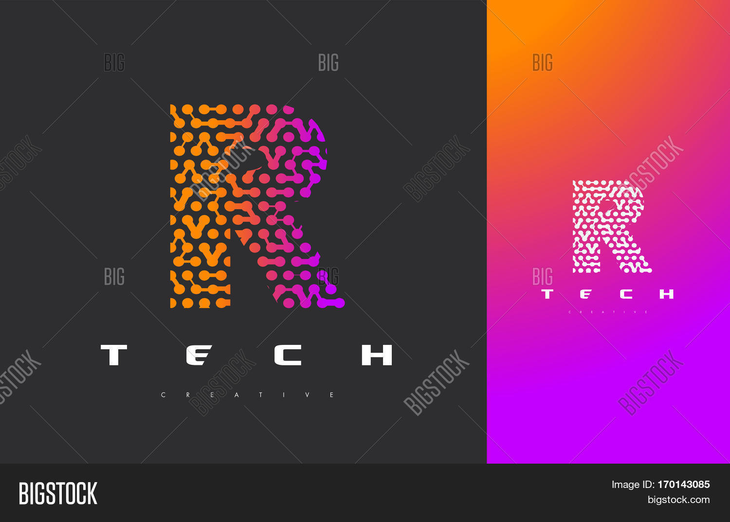R Letter Logo Science Vector & Photo (Free Trial) | Bigstock