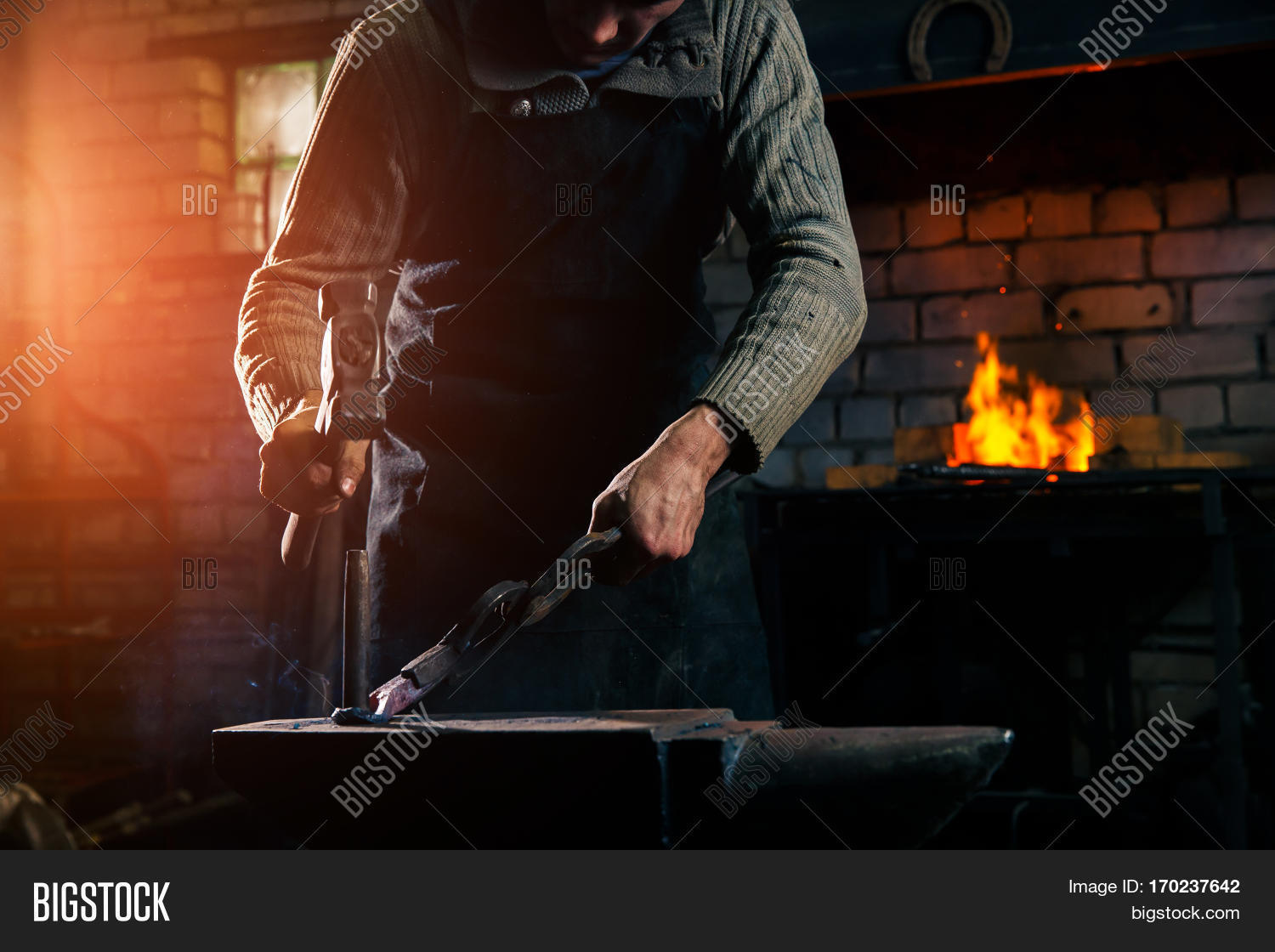 Blacksmith Manually Image & Photo (Free Trial) | Bigstock