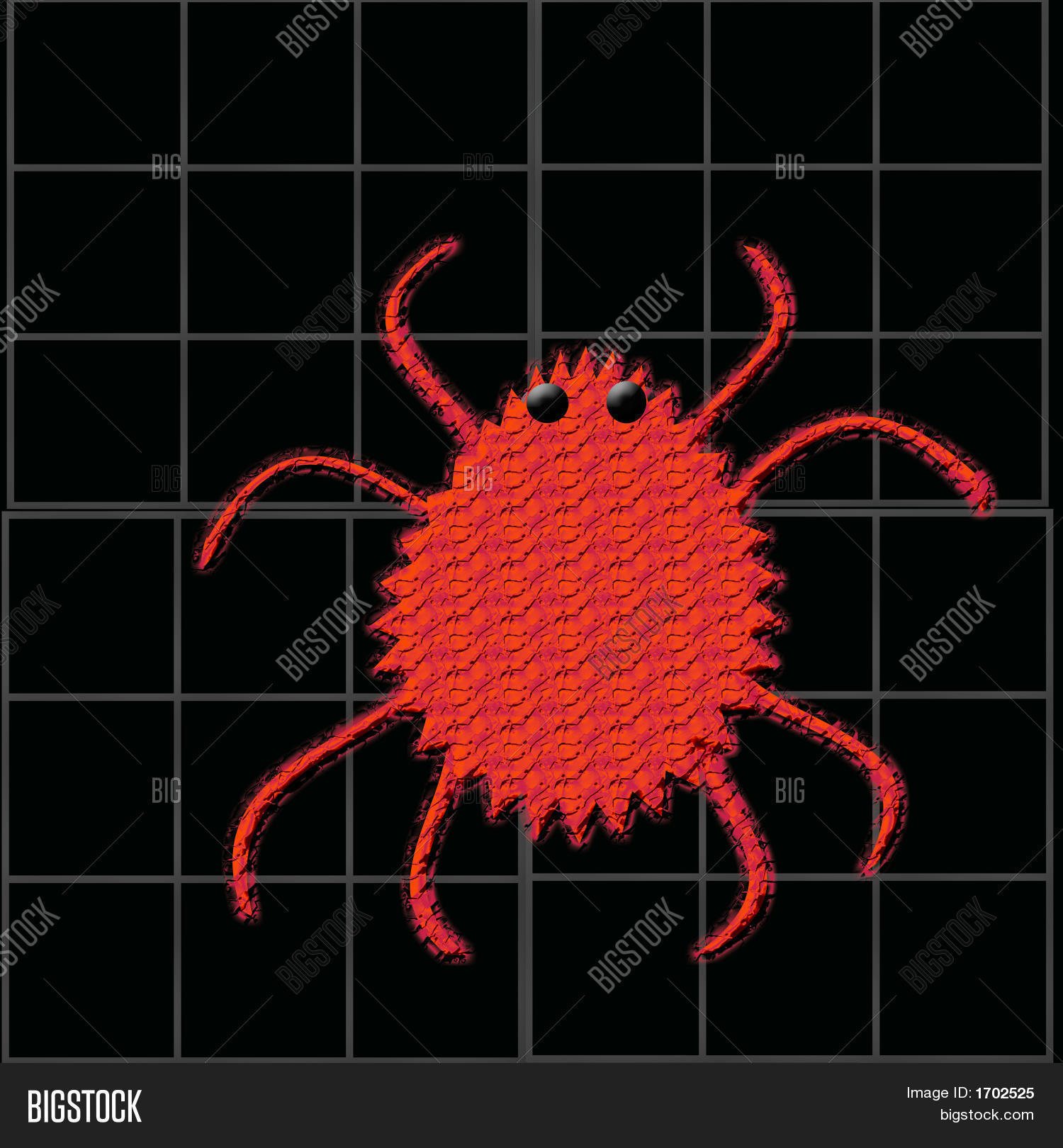 Red Fuzzy Bug Image & Photo (Free Trial) | Bigstock