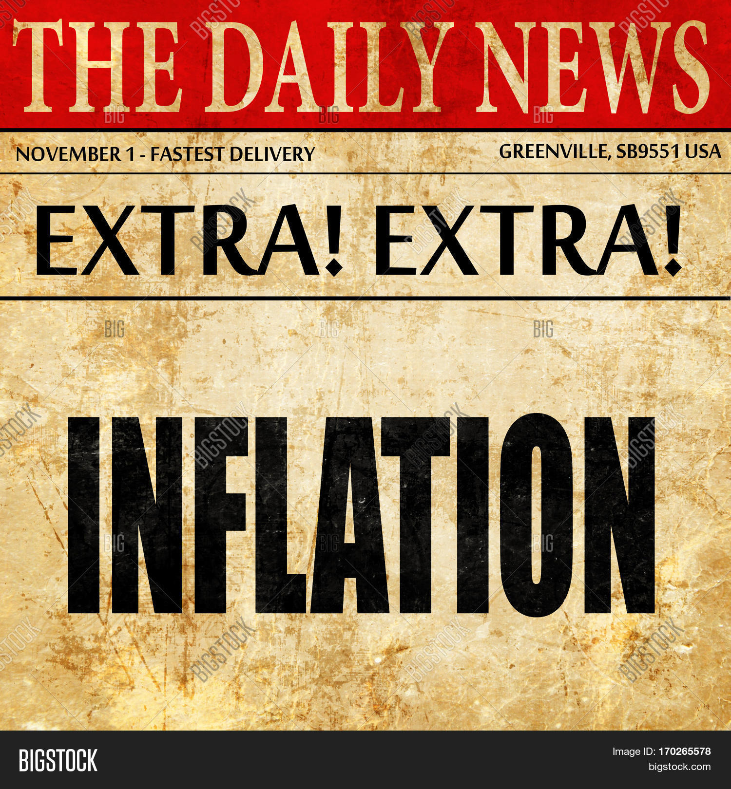 Inflation Sign Image & Photo (Free Trial) | Bigstock