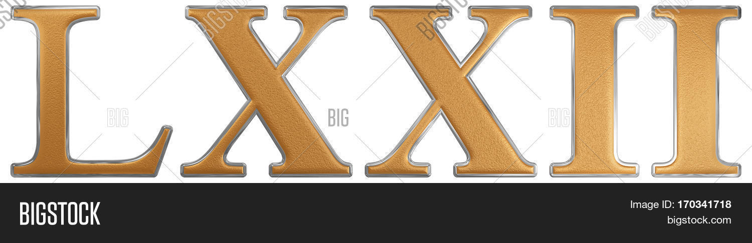 Roman Numeral Lxxii, Image & Photo (Free Trial) | Bigstock