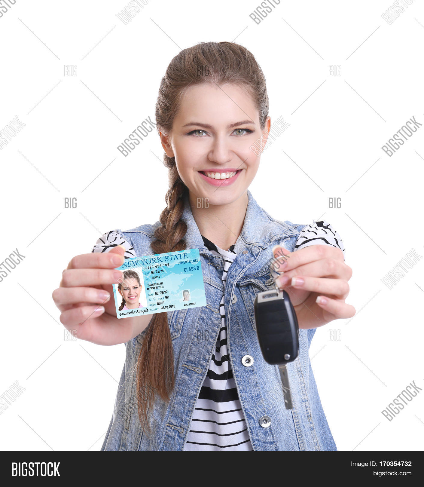 Woman Driving License Image & Photo (Free Trial) | Bigstock