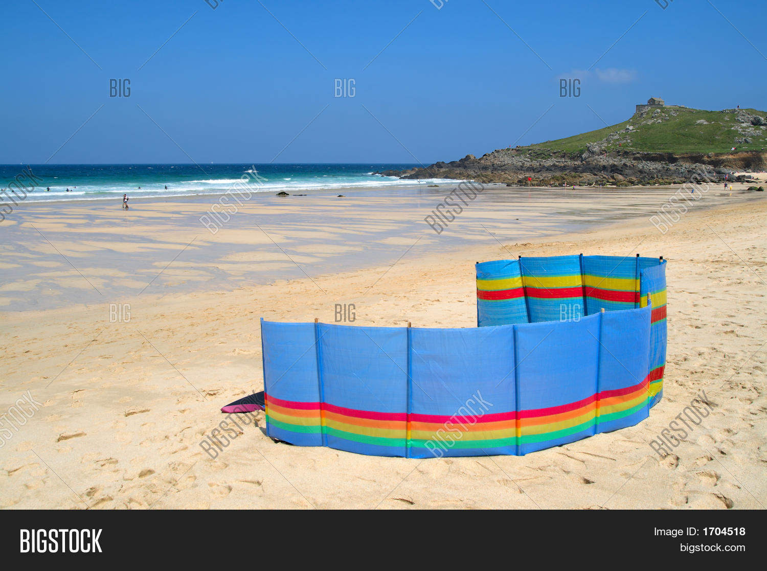 Colorful Windbreak On Image & Photo (Free Trial) | Bigstock
