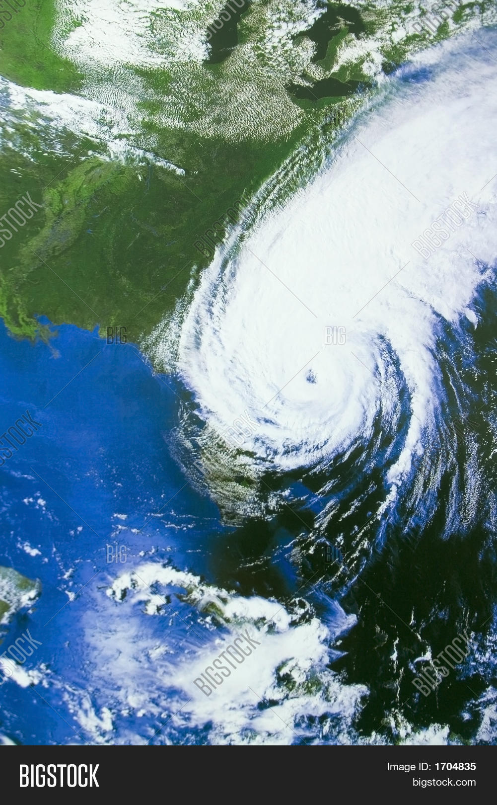 Hurricane Over Florida Image & Photo (Free Trial) | Bigstock