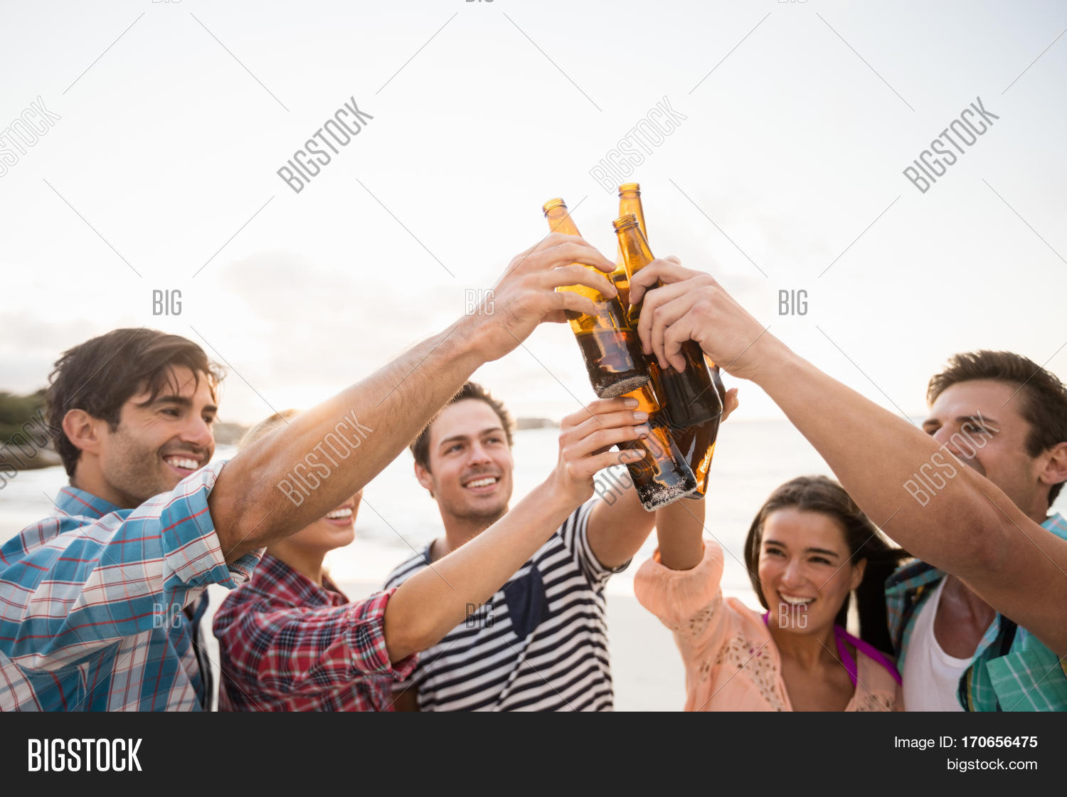 Friends Cheering Beer Image & Photo (Free Trial) | Bigstock