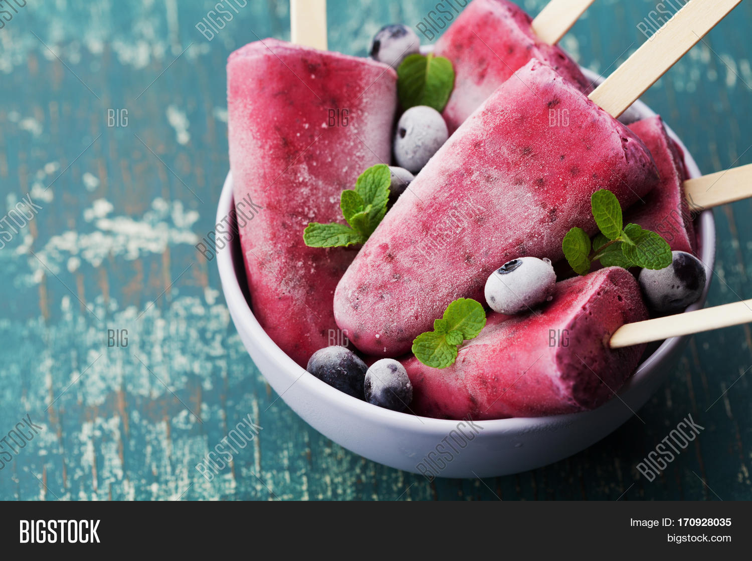 Homemade Blueberry Ice Image & Photo (Free Trial) | Bigstock