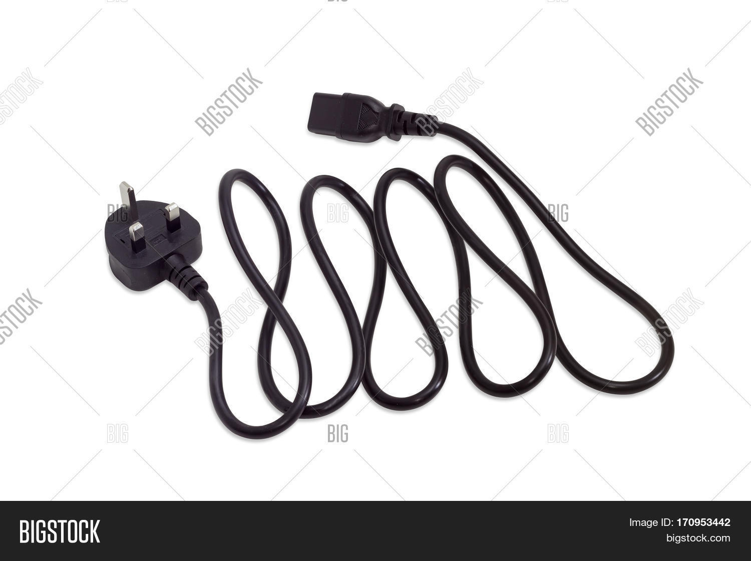 Black Power Cable BS Image & Photo (Free Trial) | Bigstock