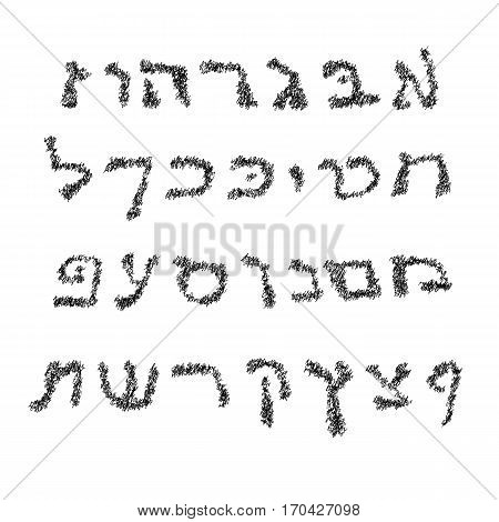 Hebrew Alphabet. Font Vector & Photo (Free Trial) | Bigstock