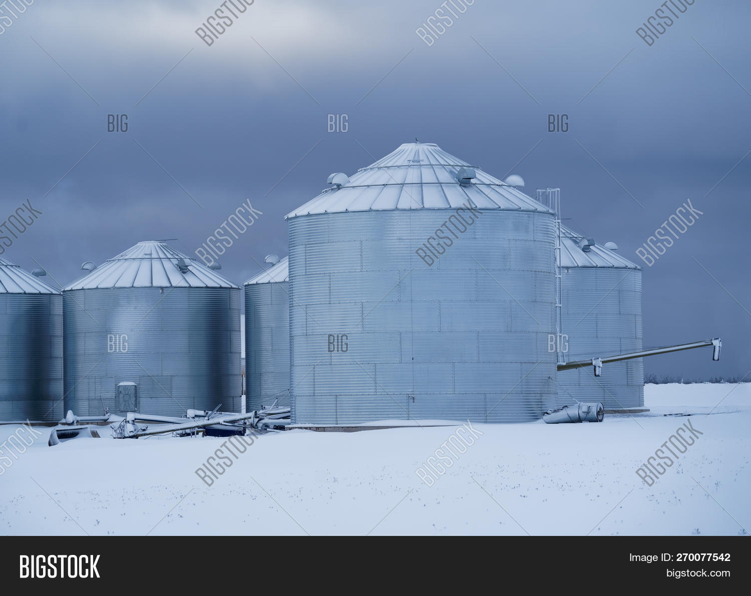 Grain Storage Tanks Image & Photo (Free Trial) | Bigstock