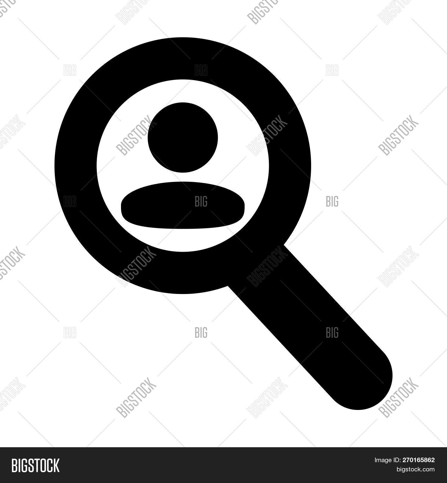 People Search Icon Vector & Photo (Free Trial) | Bigstock