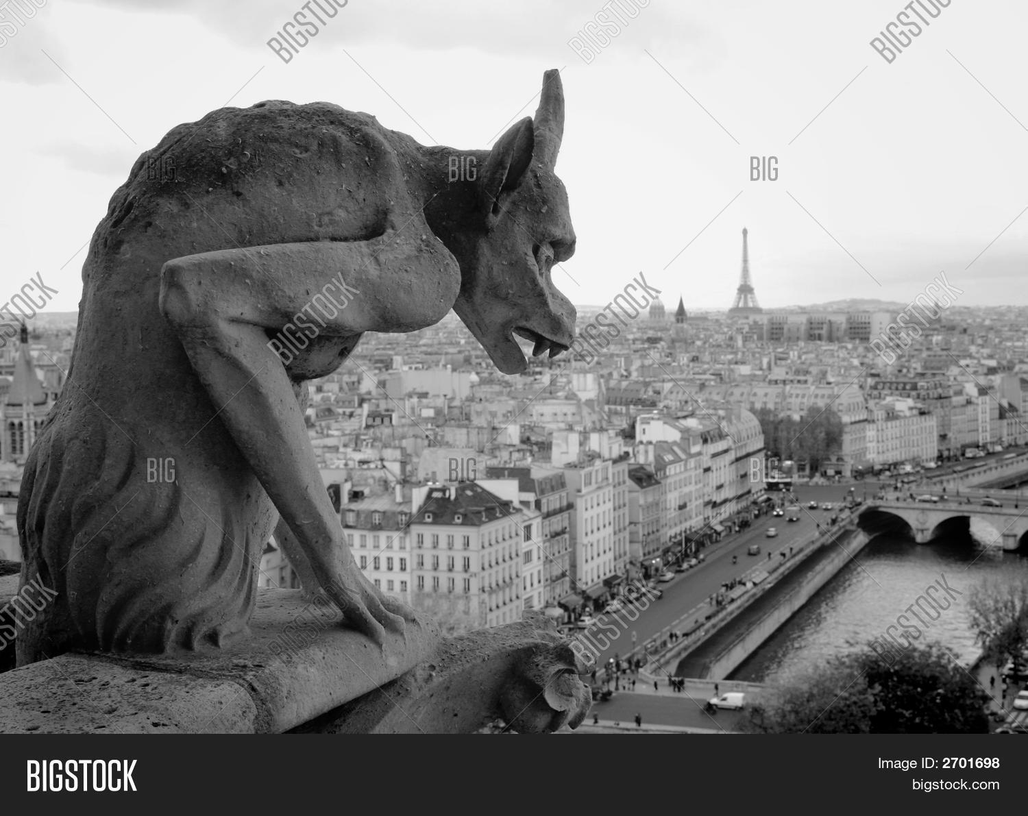 Black White Gargoyle Image & Photo (Free Trial) | Bigstock