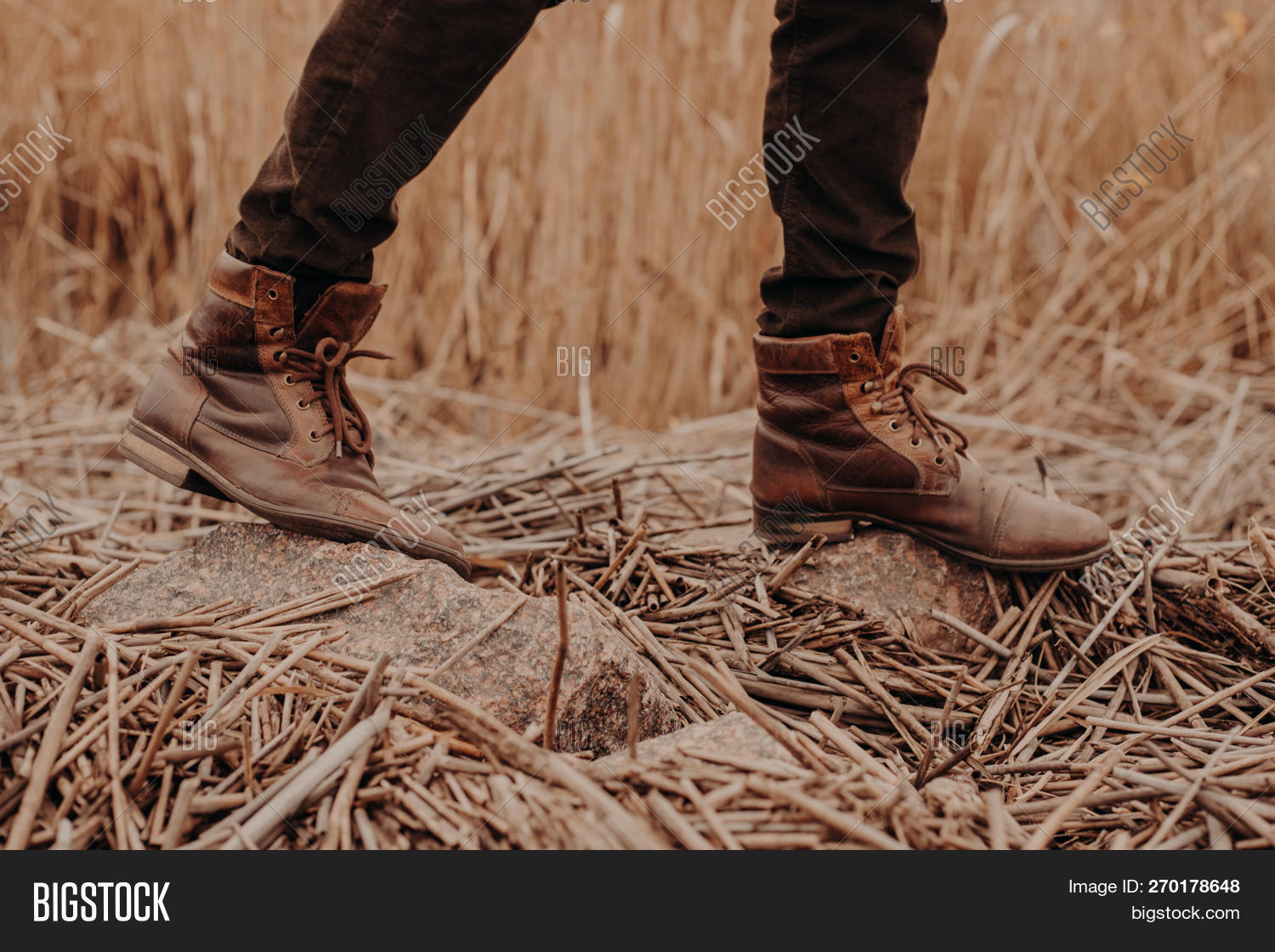 Mens Brown Shoes Rural Image & Photo (Free Trial) | Bigstock
