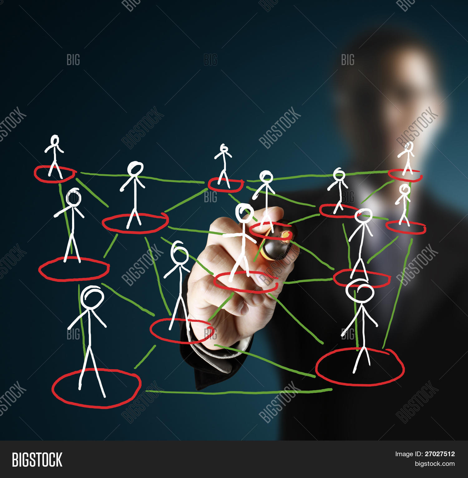 Drawing Social Network Image & Photo (Free Trial) | Bigstock