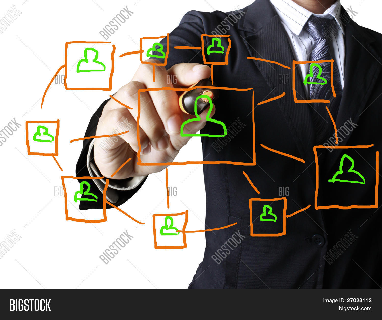 Drawing Social Network Image & Photo (Free Trial) | Bigstock