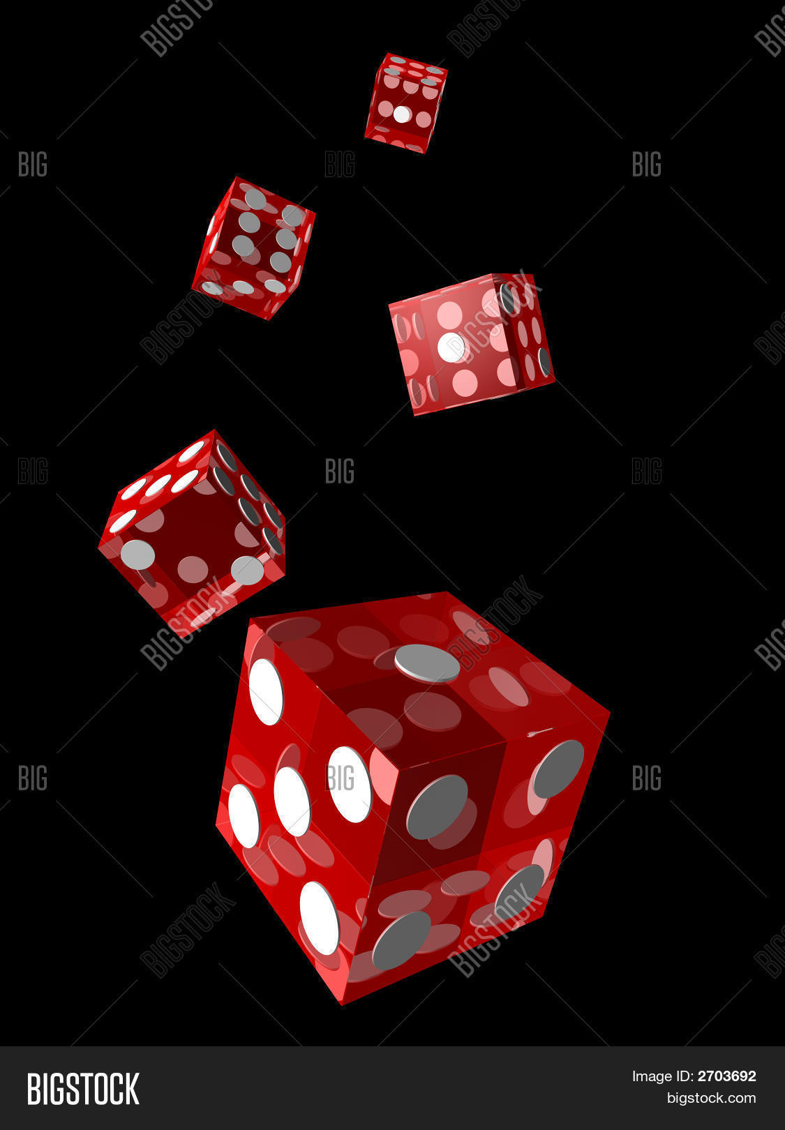 Falling Dice Image & Photo (Free Trial) | Bigstock