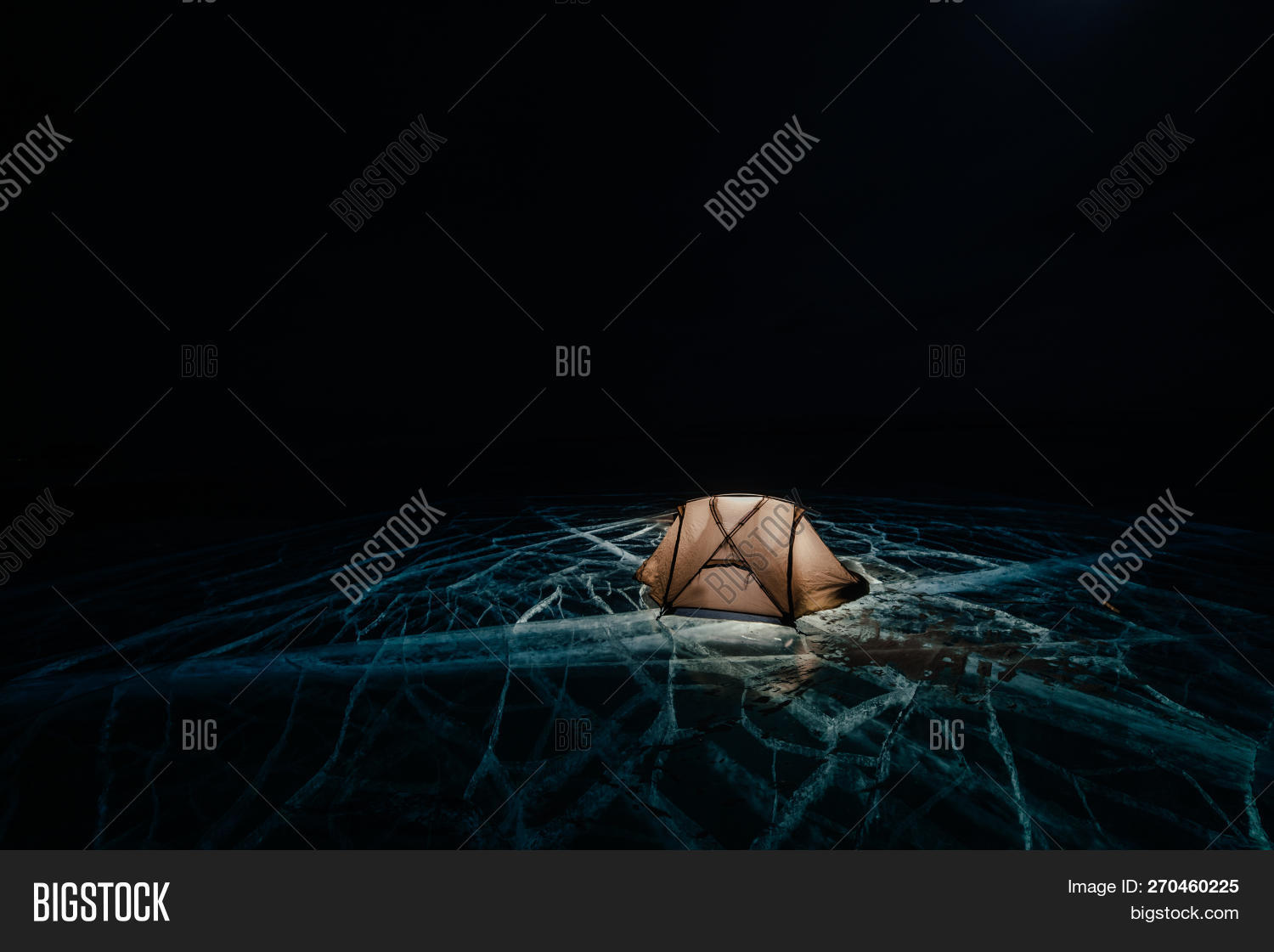 Fire On Ice Night. Image & Photo (Free Trial) | Bigstock