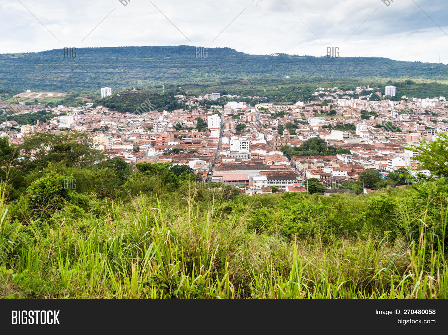 Imagen y foto Aerial View San Gil (prueba gratis) | Bigstock
