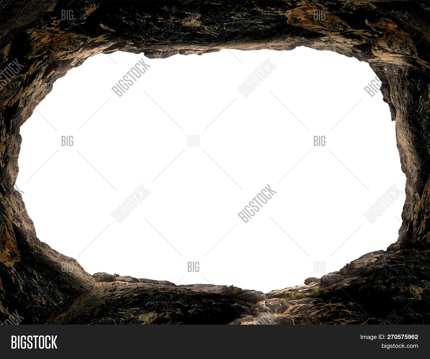 Border Rock Isolated Image & Photo (Free Trial) | Bigstock