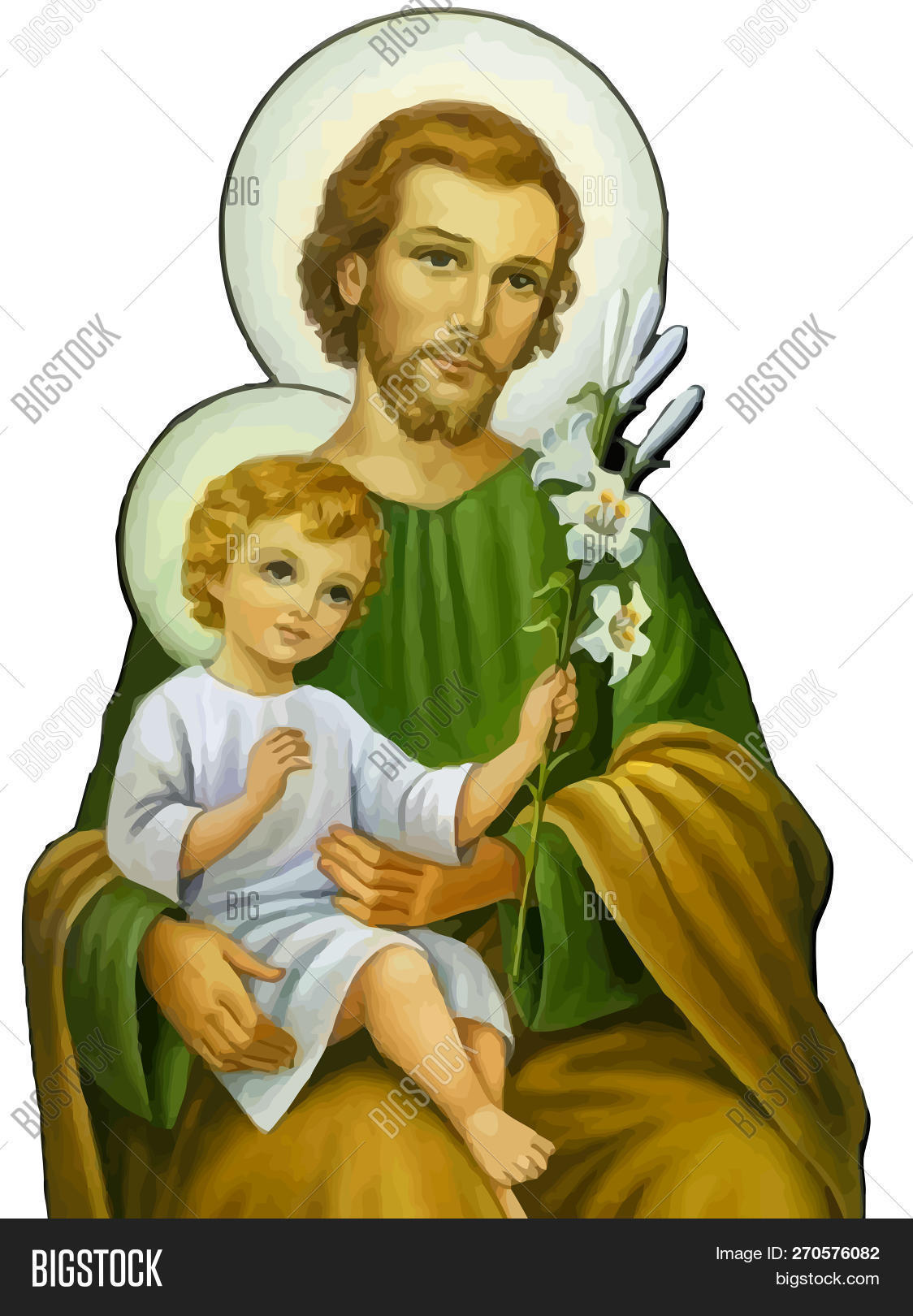 Saint Joseph Faith Image & Photo (Free Trial) | Bigstock
