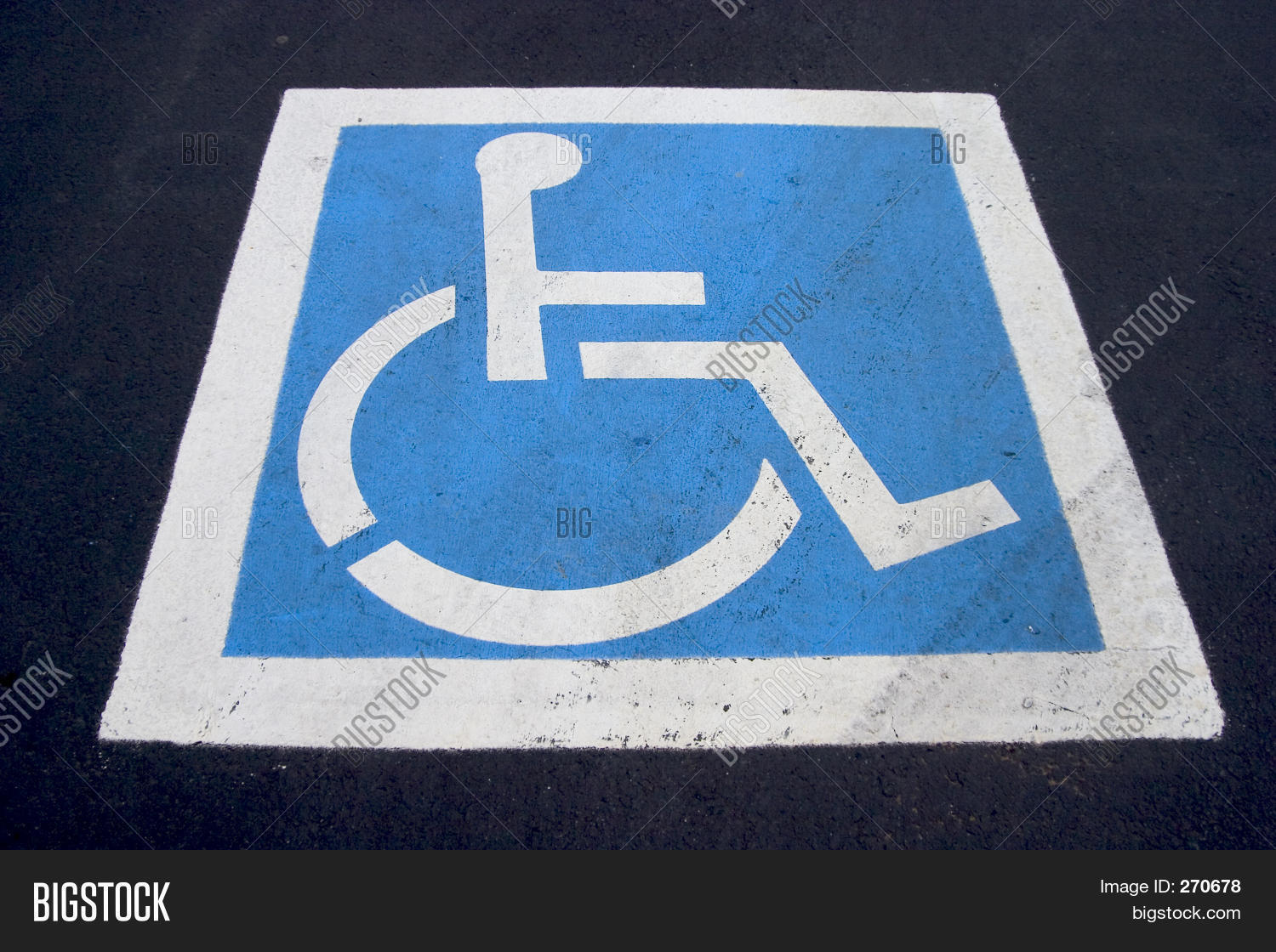 Handicap Parking Spot Image & Photo (Free Trial) | Bigstock
