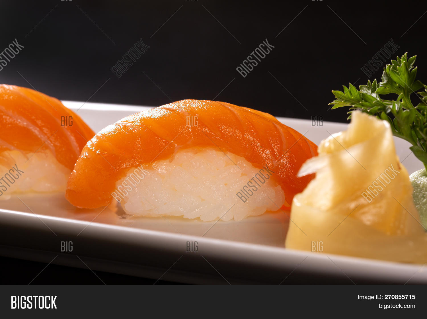 Sake - Nigiri Sushi Image & Photo (Free Trial) | Bigstock