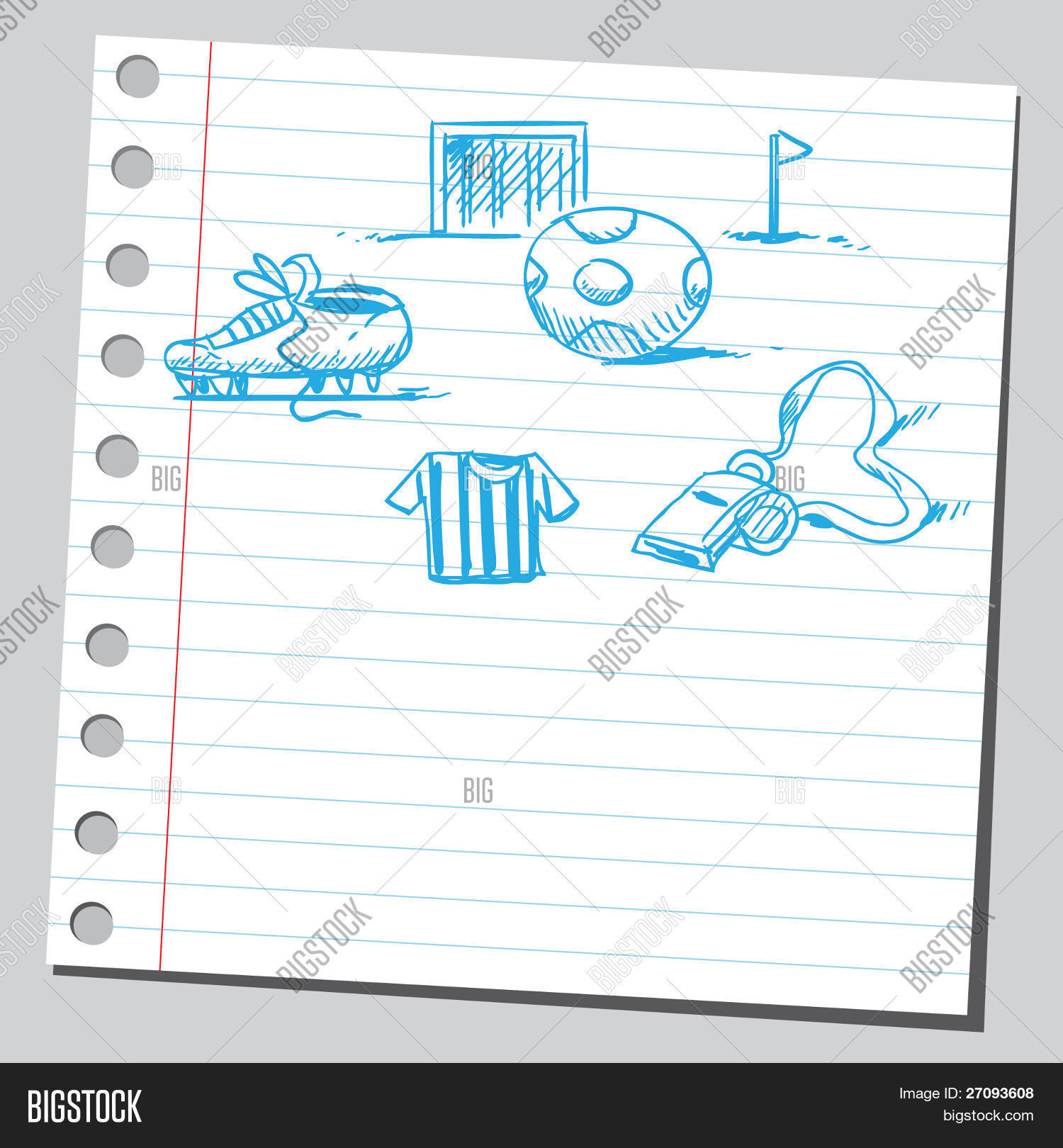 Drawing Sport Symbols Vector & Photo (Free Trial) | Bigstock