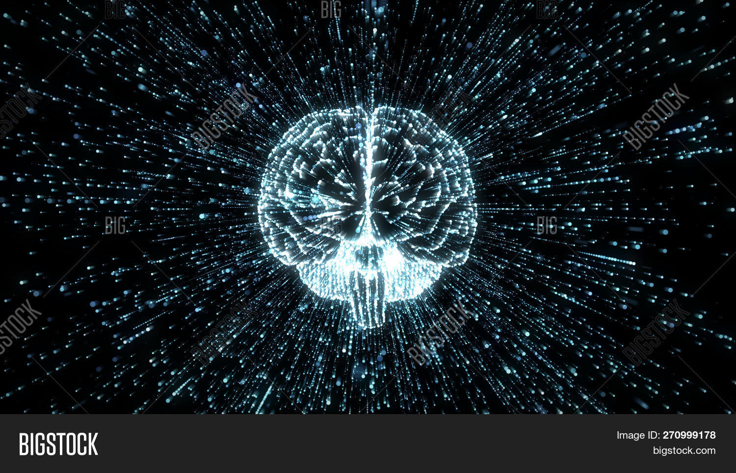 Glowing Blue Computer Image & Photo (Free Trial) | Bigstock