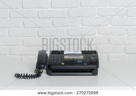 Old Fax Machine On Image & Photo (Free Trial) | Bigstock