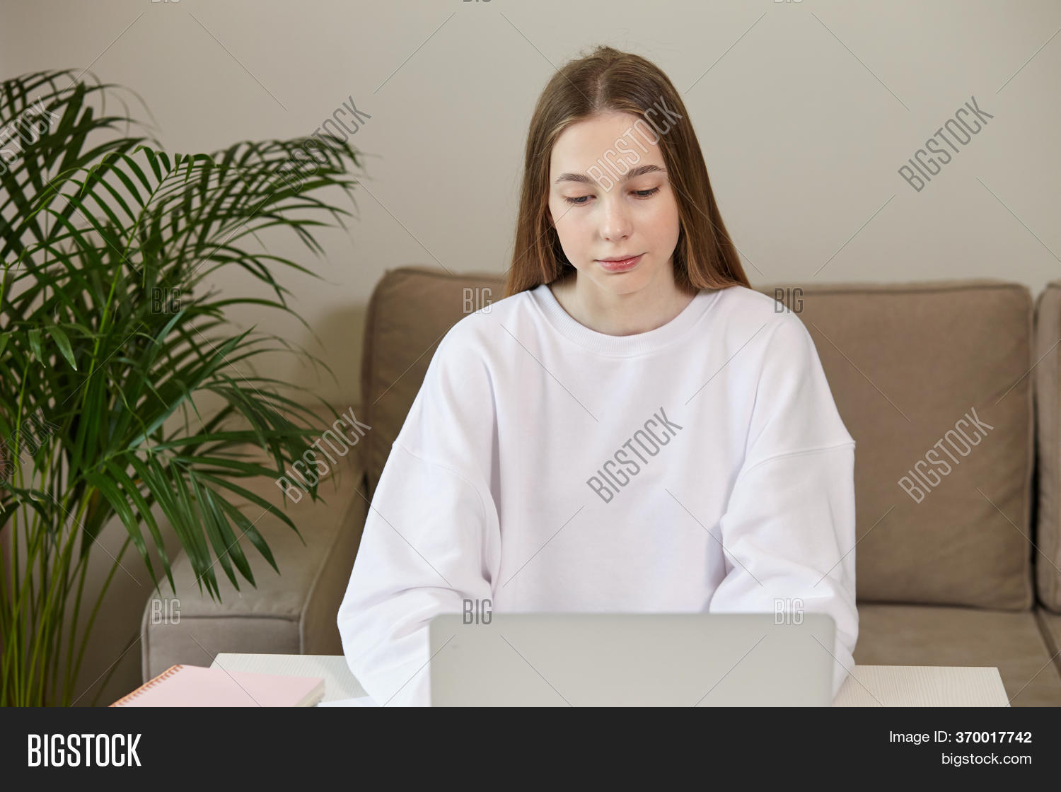 Girl Studying Home Image & Photo (Free Trial) | Bigstock