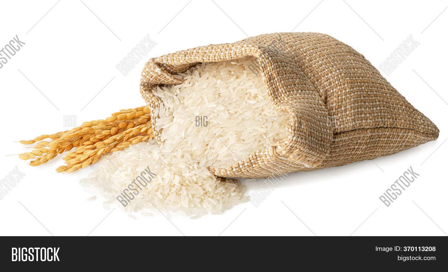 Long Rice Burlap Sack Image & Photo (Free Trial) | Bigstock
