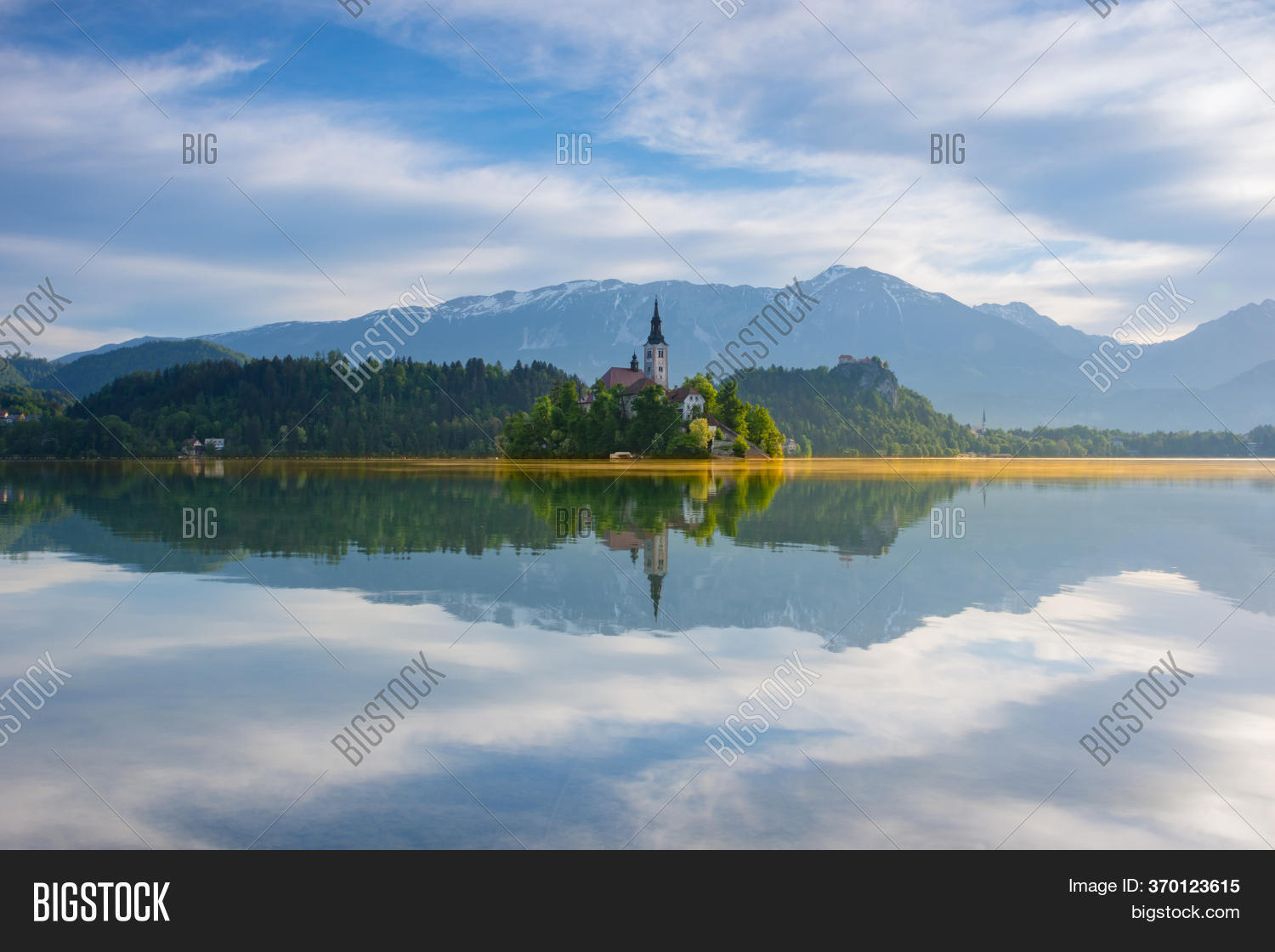 Beautiful Morning Lake Image & Photo (Free Trial) | Bigstock