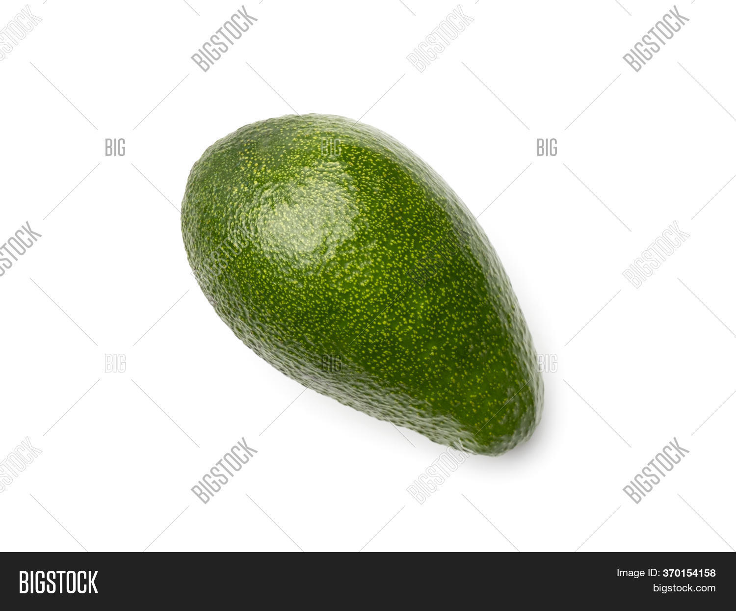 Green Avocado Isolated Image & Photo (Free Trial) | Bigstock