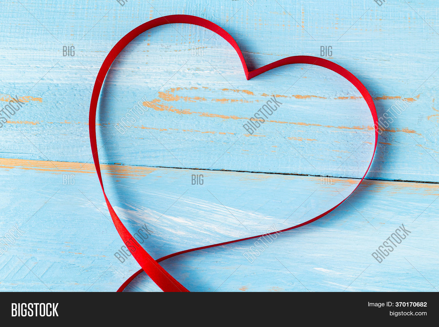 Heart Shaped Ribbon On Image & Photo (Free Trial) | Bigstock
