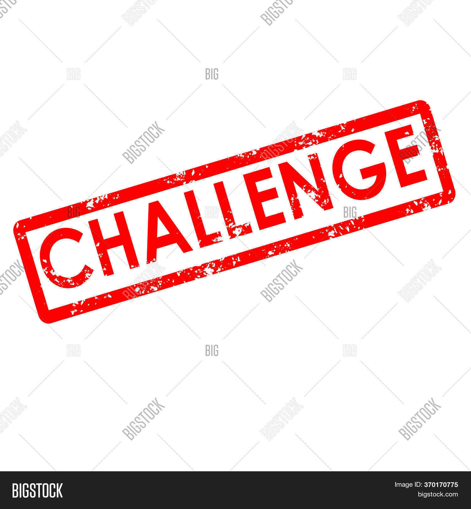 Challenge Stamp Sign. Image & Photo (Free Trial) | Bigstock