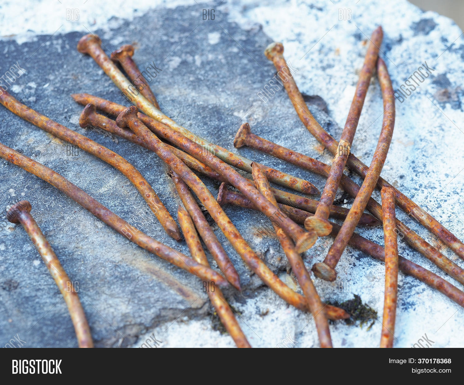 Old Rusty Curved Nails Image & Photo (Free Trial) | Bigstock