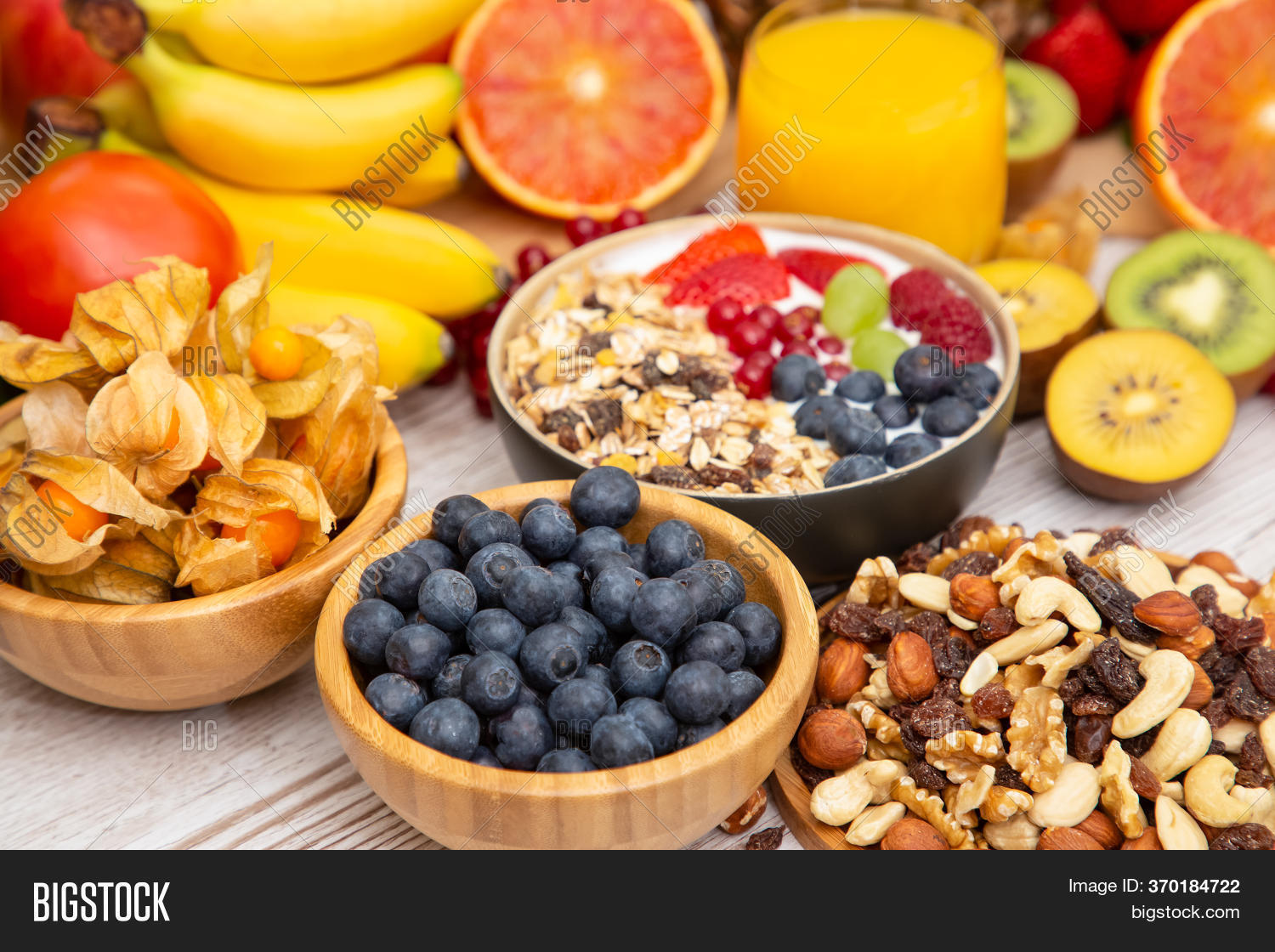 Group Fruits Breakfast Image & Photo (Free Trial) | Bigstock